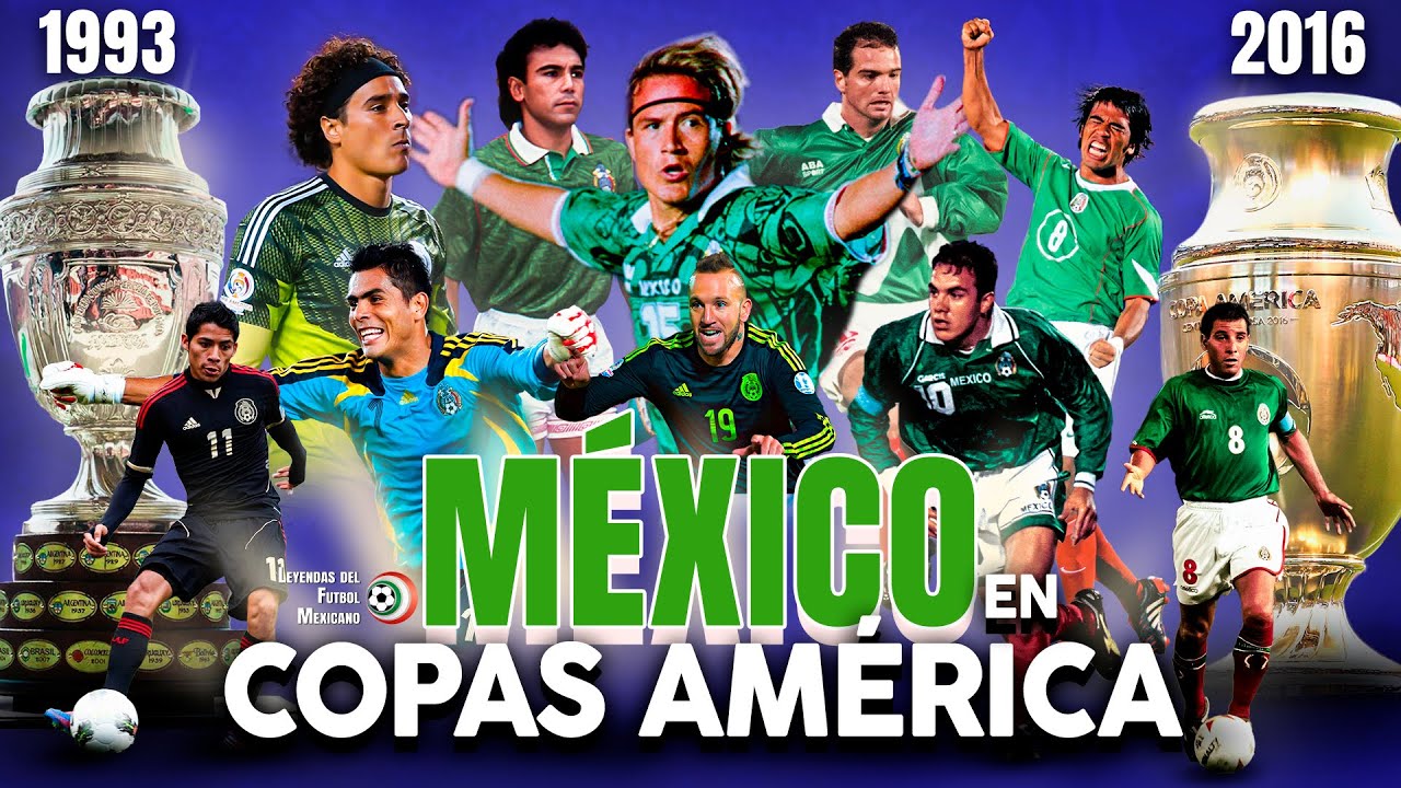 Del 2do lugar al 7-0 😓 RESUMEN de MÉXICO en todas las COPAS AMÉRICA ...