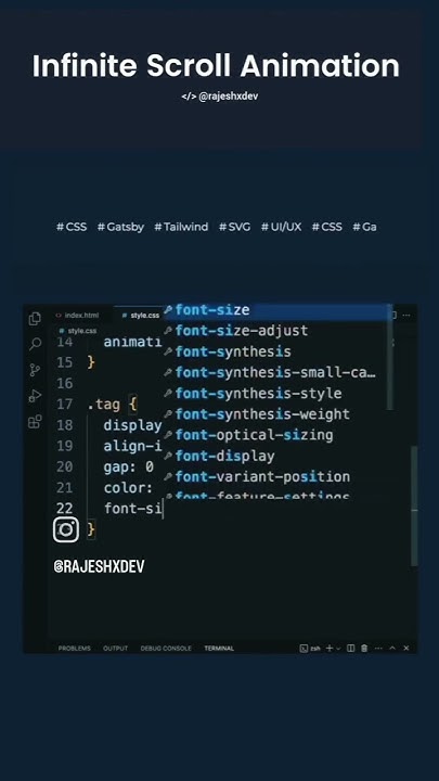 Infinite Scroll Animation Using HTML & CSS 🔁 | Smooth Scrolling Effect #coding #webdesign # ...