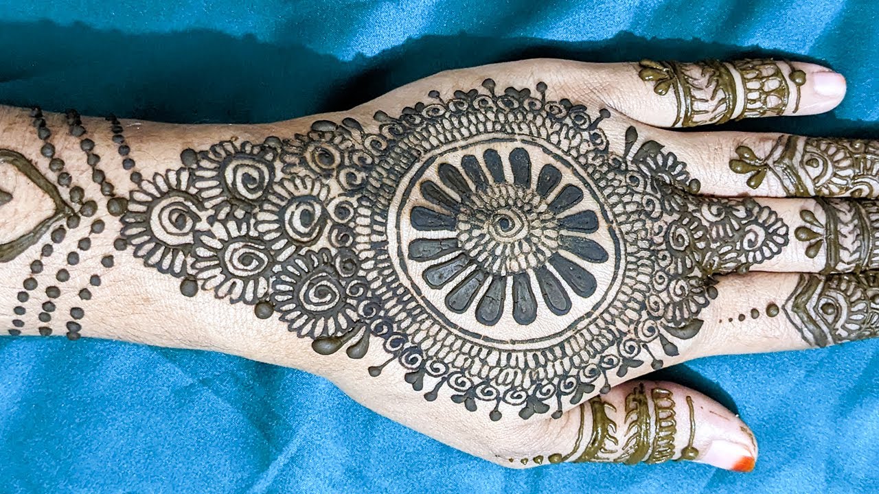 New beautiful stylish mehndi design | easy & simple mehndi design ...