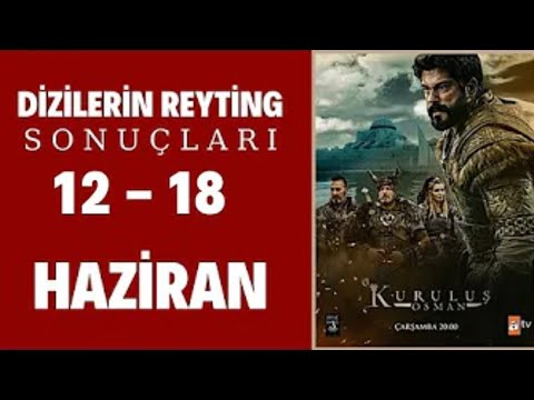Kuruluş Osman Dizisinden Tarihi Reyting - DİZİLERİN REYTİNG SONUÇLARI (12-18 Haziran 2023)