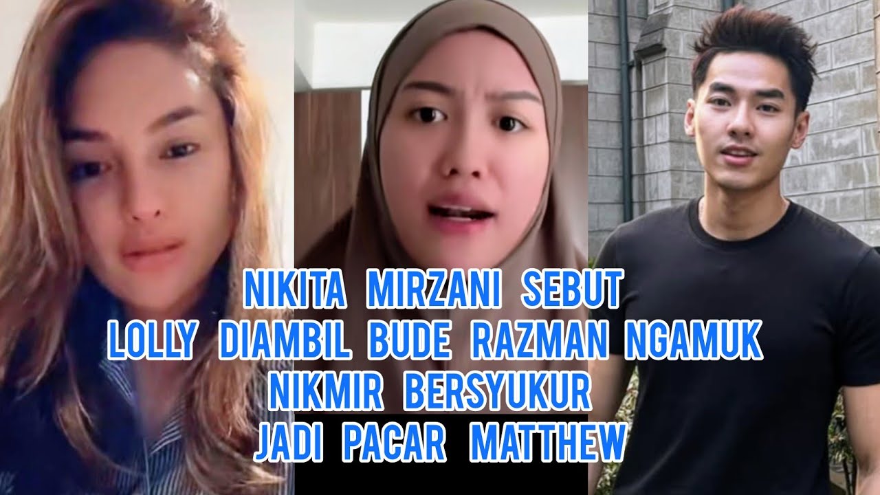 GEGER!! Nikita Mirzani Sebut Lolly Diambil Bude Razman Ngamuk Nikmir ...