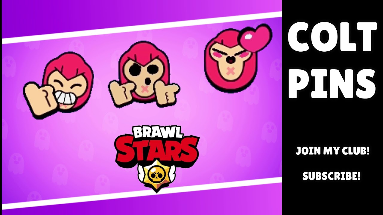 Brawl Stars: Colt Pins (Animated) - YouTube