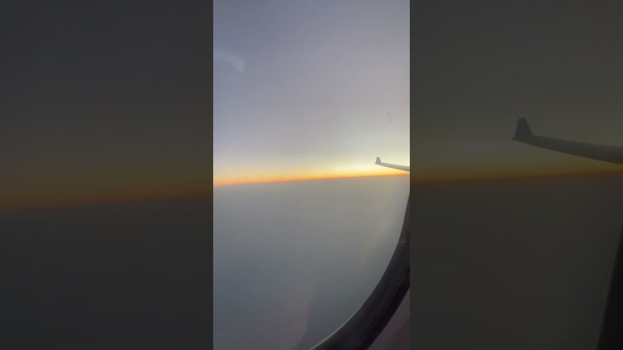 Dawn View from Flight ️ - YouTube