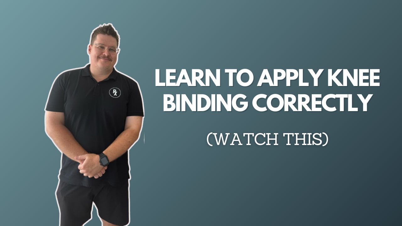 How to apply knee binding - YouTube