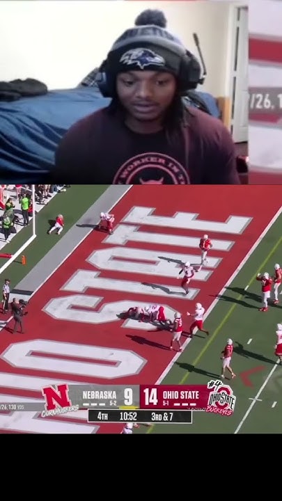 Ohio State VS Nebraska was not a game you wanted to miss 🔥🔥#nfl #football #sports #reaction ...