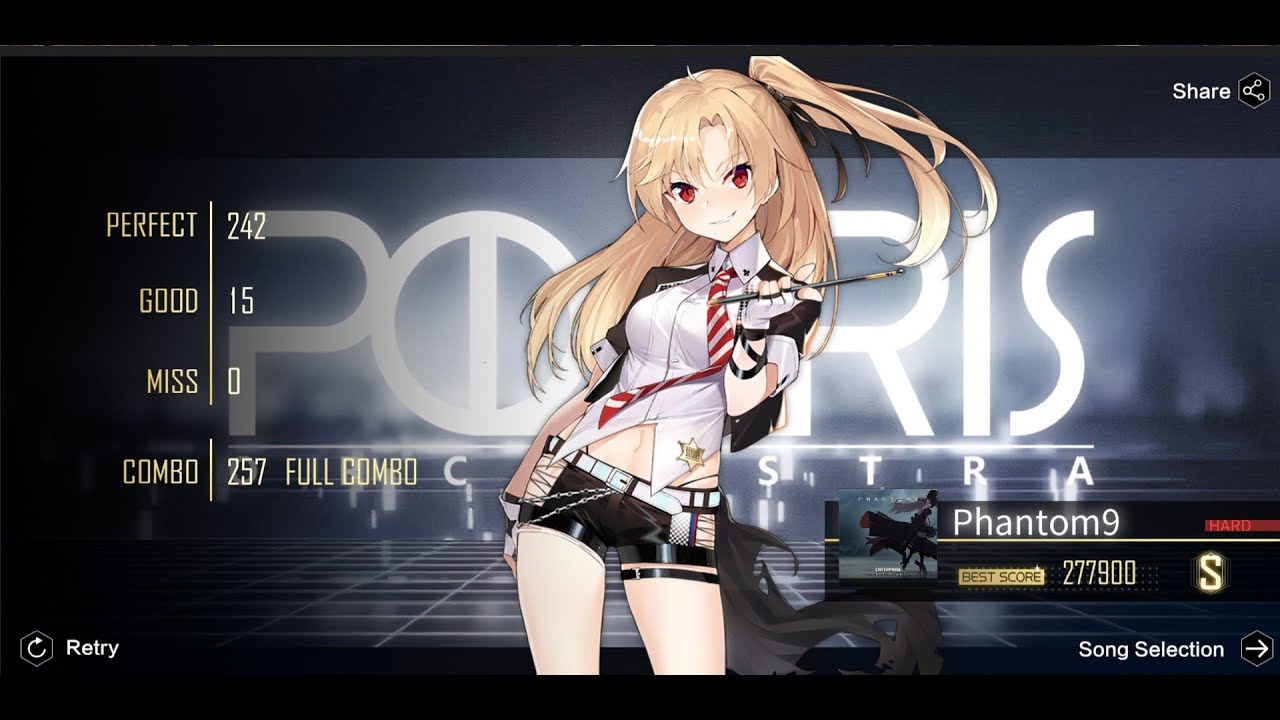 Azur lane Polaris event Phantom9 Hard Full Combo - YouTube