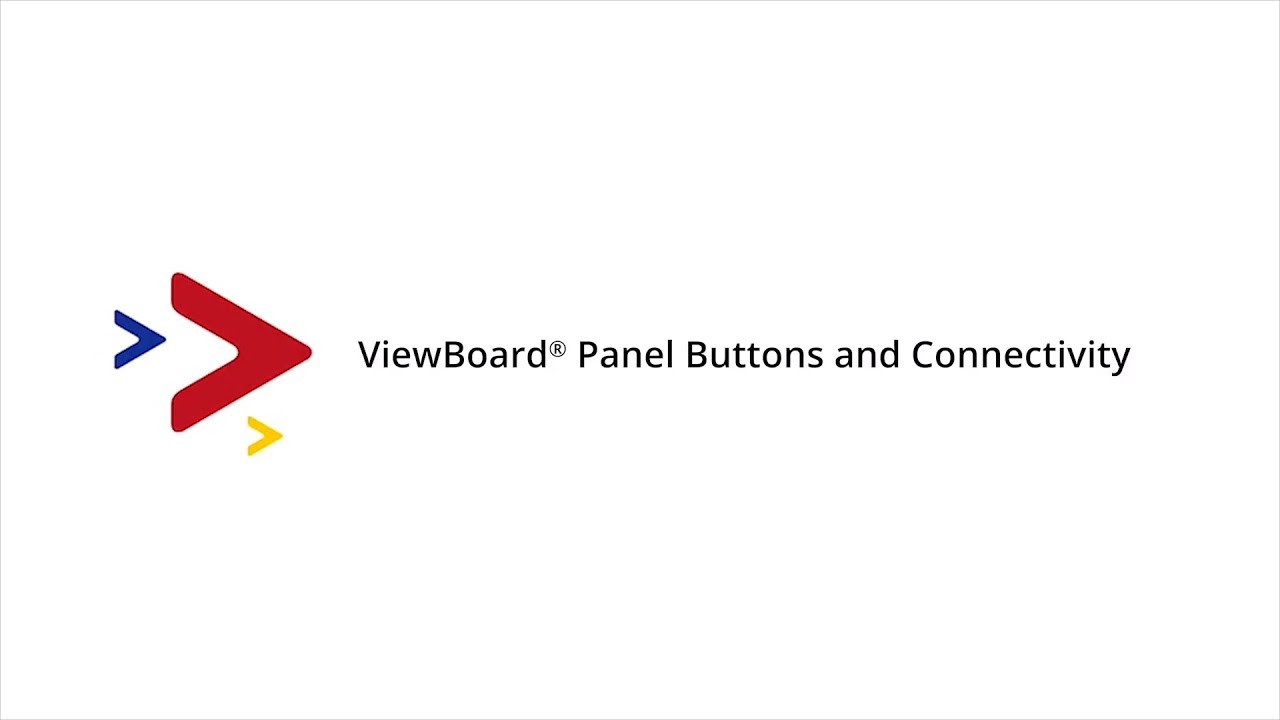 ViewBoard® Panel Buttons and Connectivity - YouTube