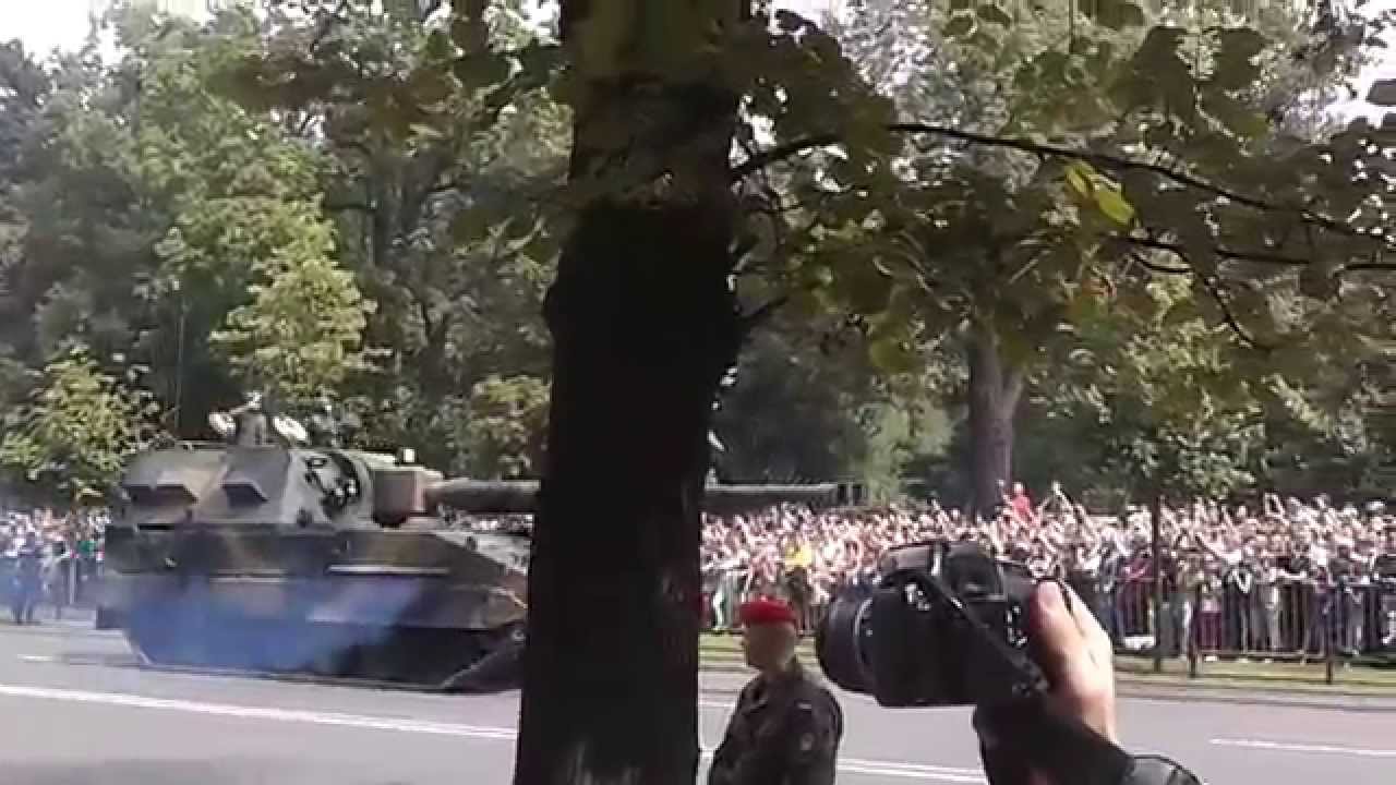 Leopard 2A5 i AHS Krab 2014 - YouTube