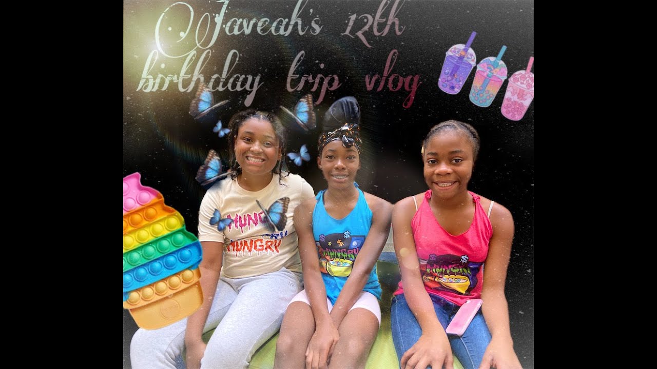 Javeah's 12th birthday trip Vlog(Day 1 POOL FUN) - YouTube