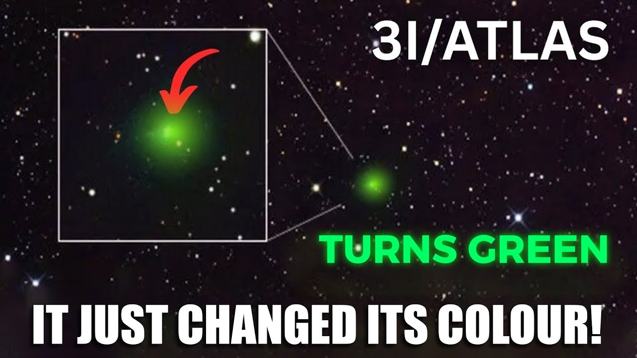 3I/ATLAS: TURNS GREEN! — Scientists Stunned by New Discovery | Space ...
