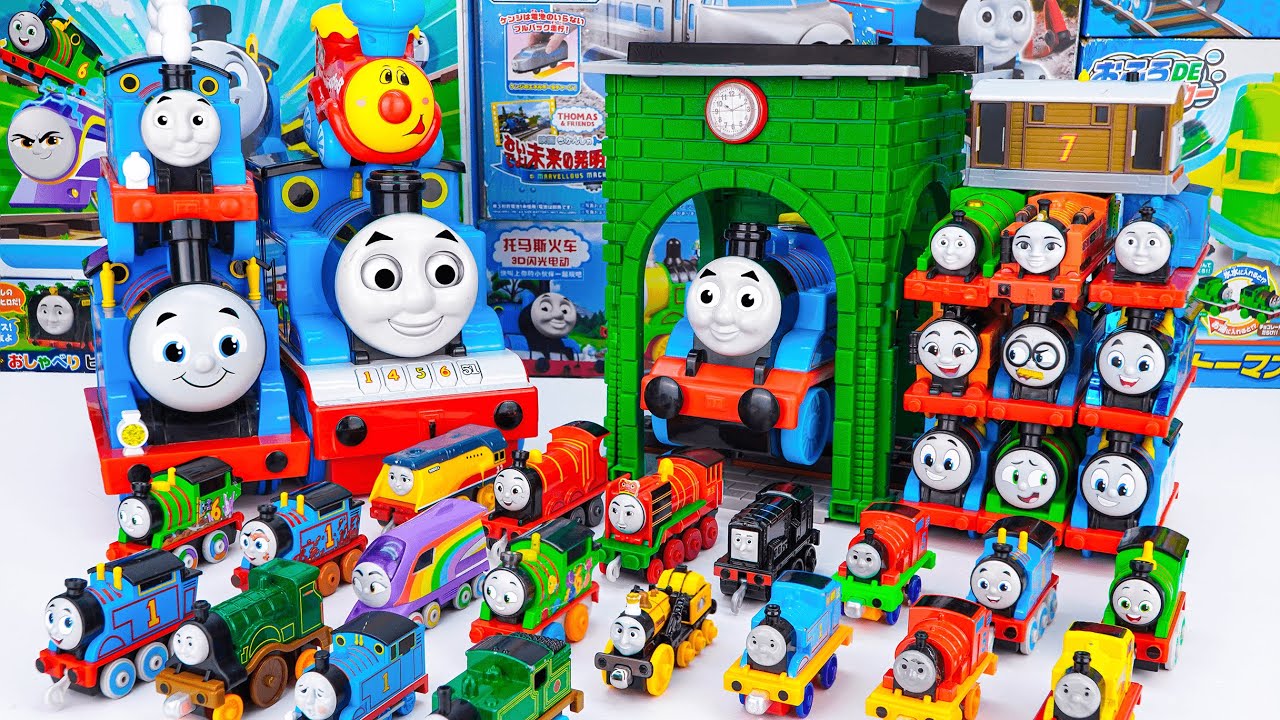 Unboxing Series Thomas and Friends Pull-Along Toy Train Biggest Friend ...