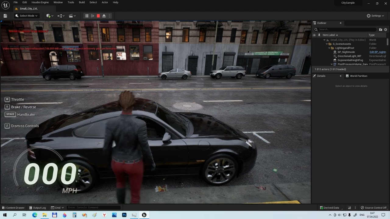 Обзор City Sample на Unreal Engine 5 - YouTube