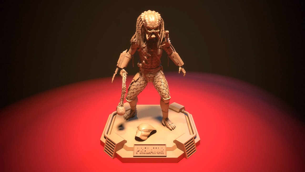 Predator Red Clay Turntable at 4K 60 FPS - YouTube