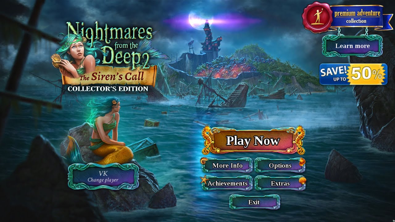 Nightmares from the Deep 2: The Siren`s Call - Walkthrough - Part 1 ...