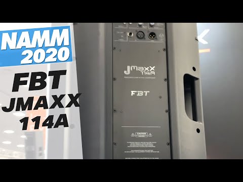 First look at the FBT JMAXX 114A 2-Way Bass Reflex Active Speaker @ NAMM 2020 - djkit.tv