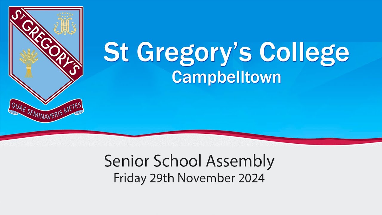 Senior School Assembly - YouTube