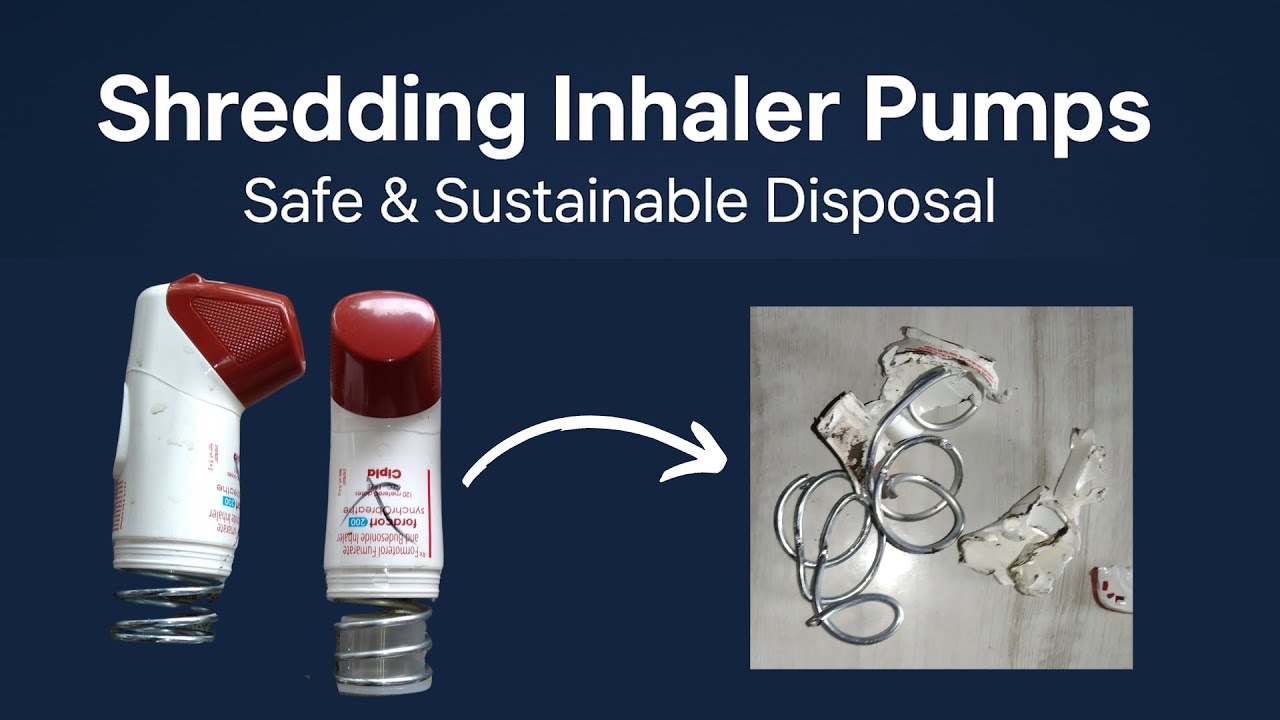 Safe Shredding & Recycling of Inhaler Pumps | Amey Engineers Medical ...