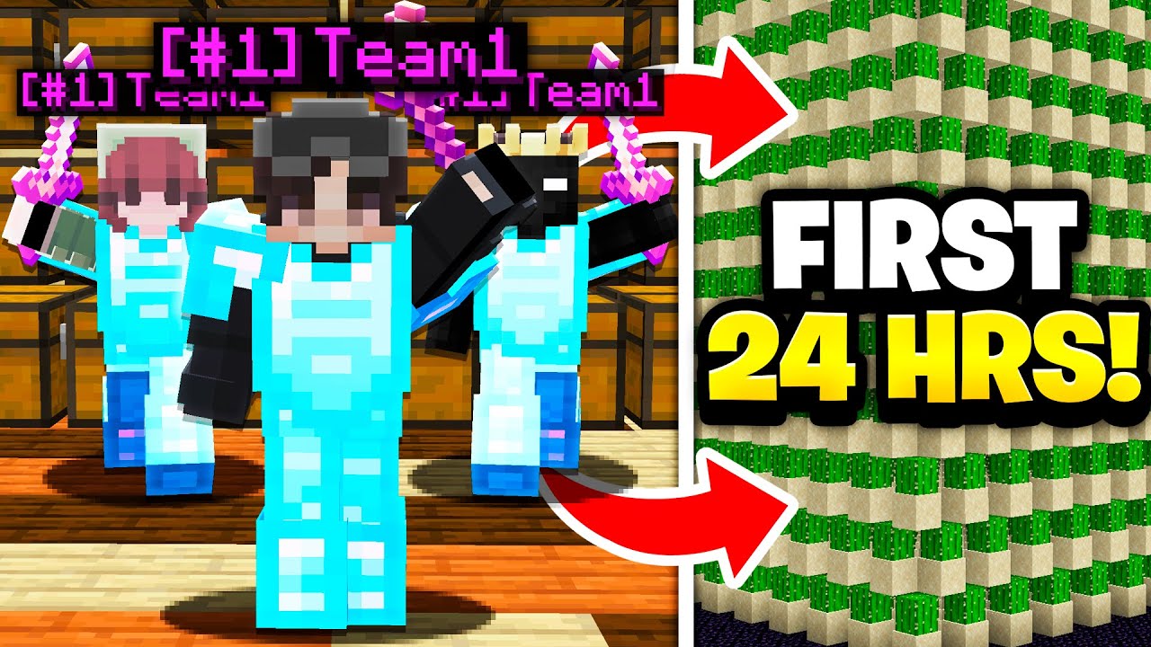 THE *CRAZIEST* FIRST 24 HOURS ON FACTIONS! | Minecraft Factions ...