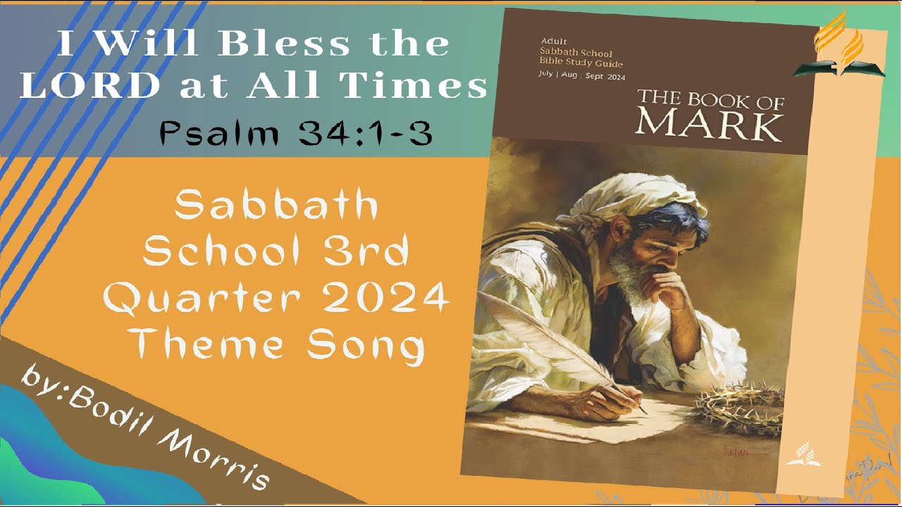 I WILL BLESS THE LORD AT ALL TIMES | by Bodil Morris | Psalm 34:1-3 ...