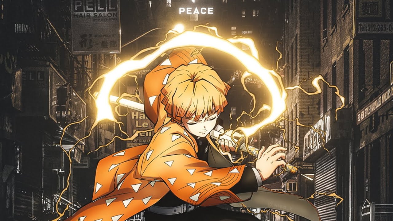 Demon Slayer Kimetsu no Yaiba Zenitsu Theme Thunder Breathing Acordes ...