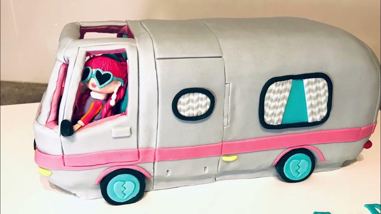 LOL Surprise OMG Wohnmobil Torte / LOL Glamper cake лол сюрприз торт ...