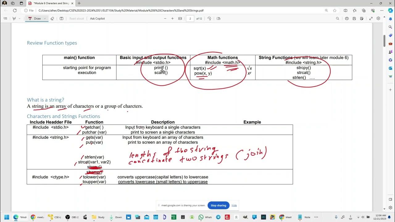 Module 6 Questions Strings Characters and Macros - YouTube