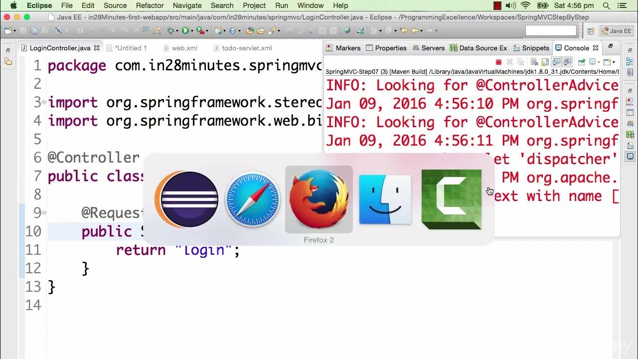 020 Step 13 Part 1 Your First Spring MVC View ViewResolver - YouTube
