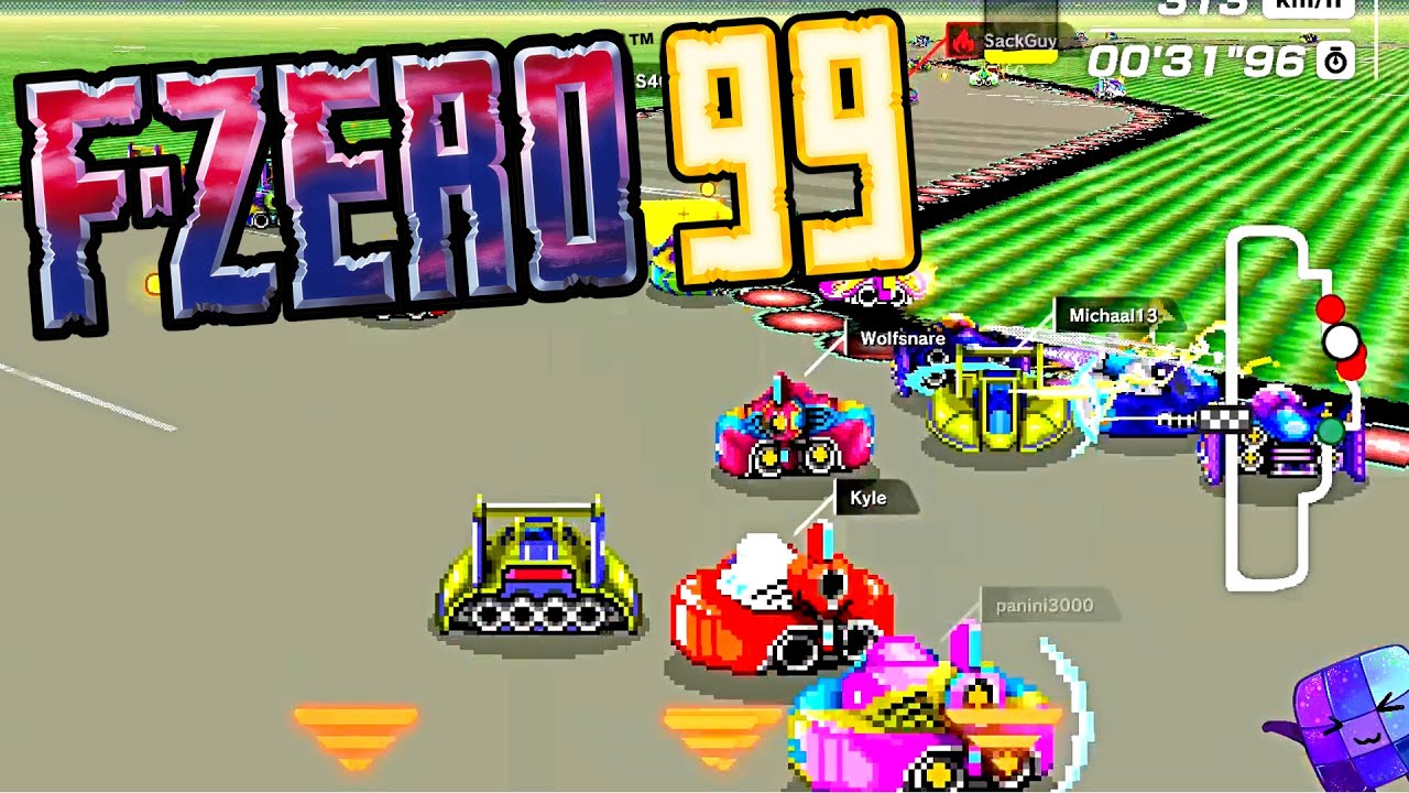 F-Zero 99 Pro Tracks with Death Wind 2 Gameplay for Nintendo Switch ...