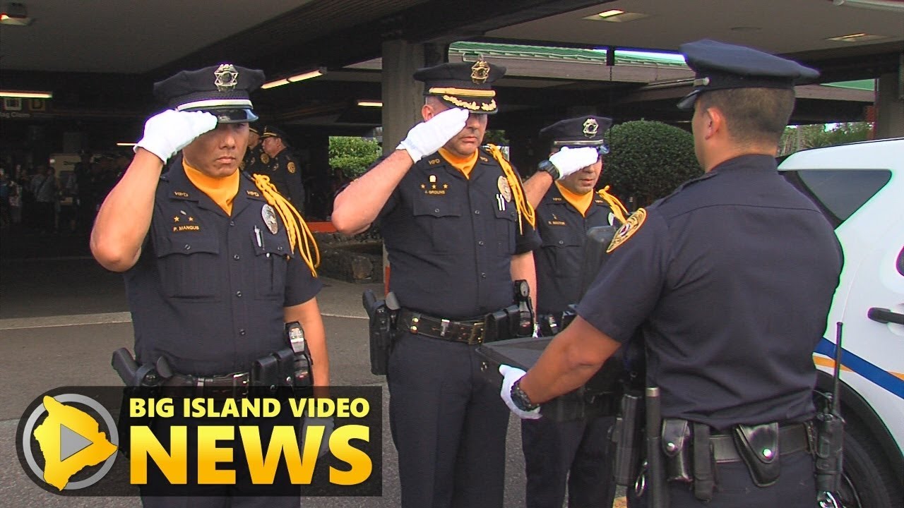 U.S. Honor Flag For Fallen Officer Bronson Kaliloa Arrives (May 12 ...