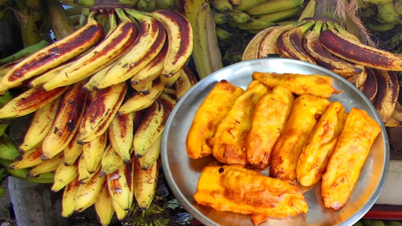 Nendra Pazham Fry | Pazham Pori Recipe | Nendra Banana Fry | Sweet ...