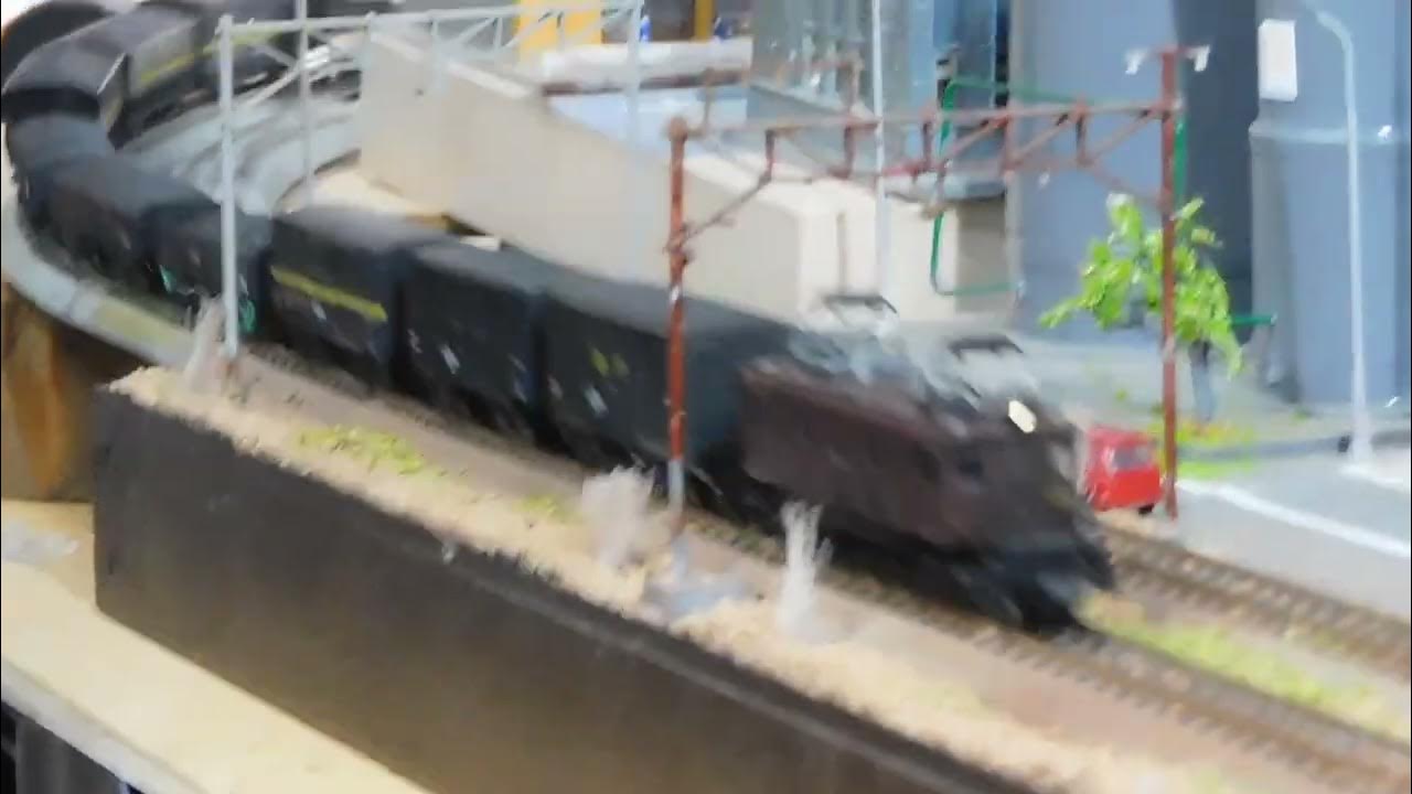 TOMIX 373系電車 (飯田線秘境駅号)とED19貨物列車 NO.2 - YouTube