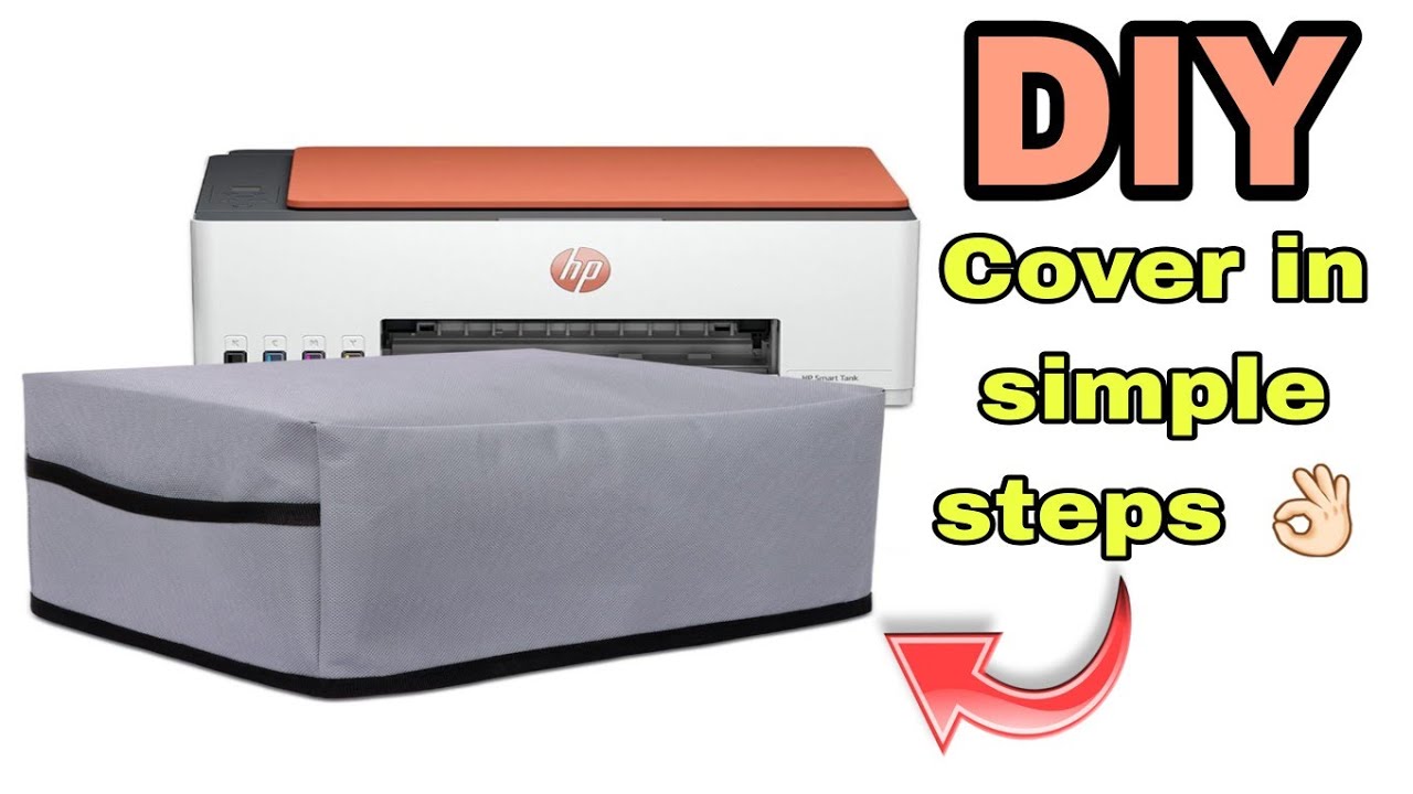 Cool DIY Printer Cover: Cutting and Stitching || DIY Cover in simple ...