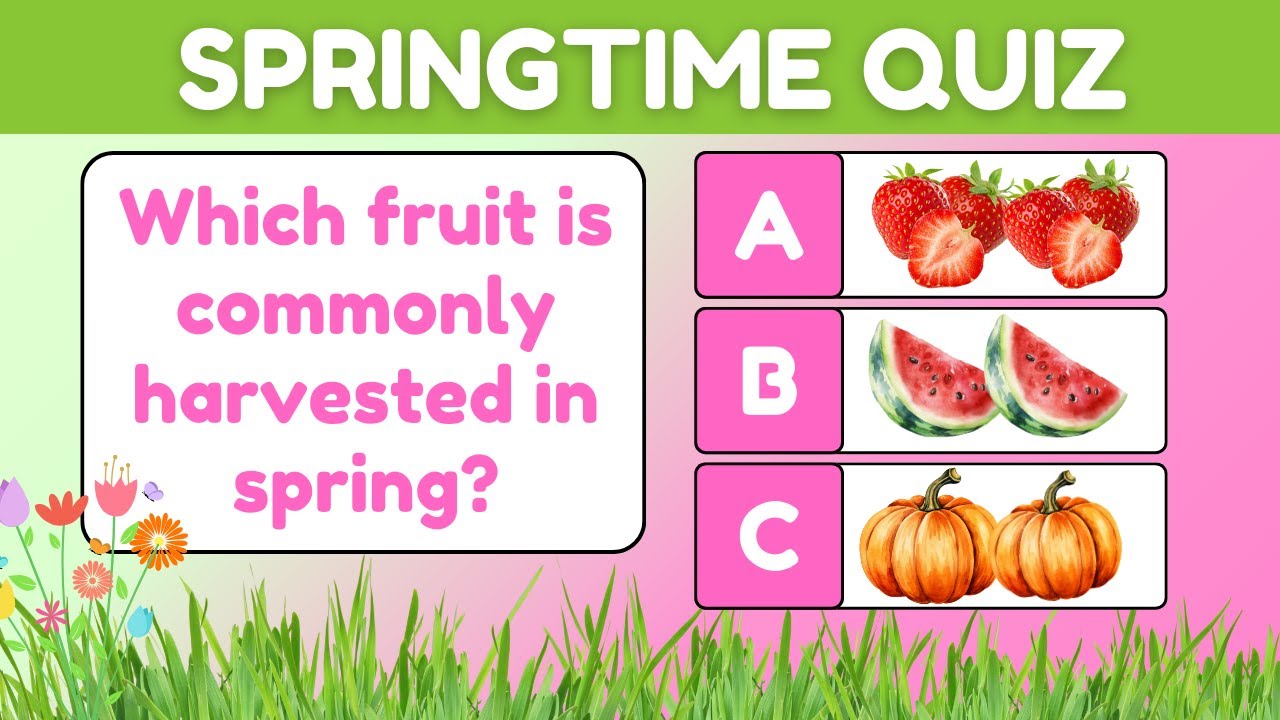 Spring Season Quiz 🌸 10 Trivia Questions about Springtime | ESL Class ...