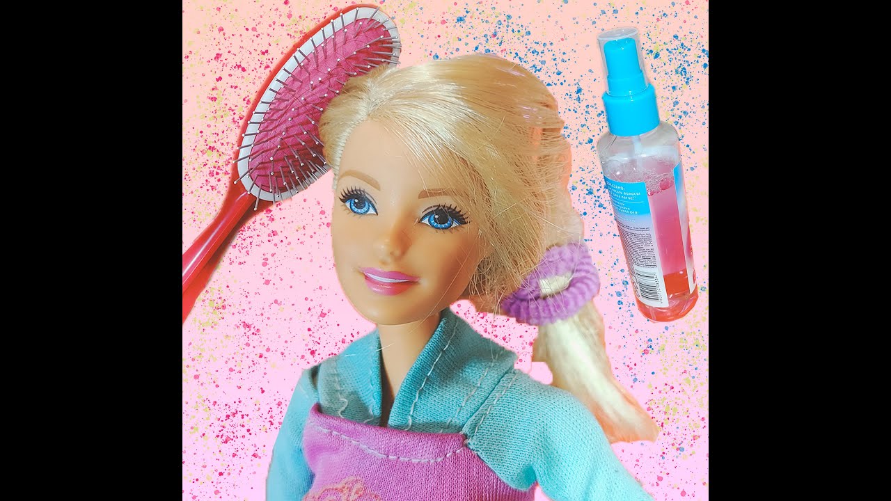 BARBIE - COMBING & BRAIDING HAIR - YouTube