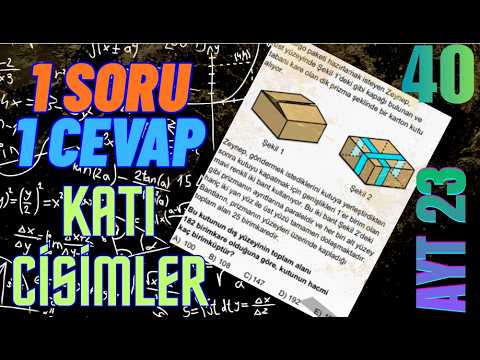 AYT 2023 - ÇIKMIŞ KATI CİSİM SORUSU (SORU 40)
