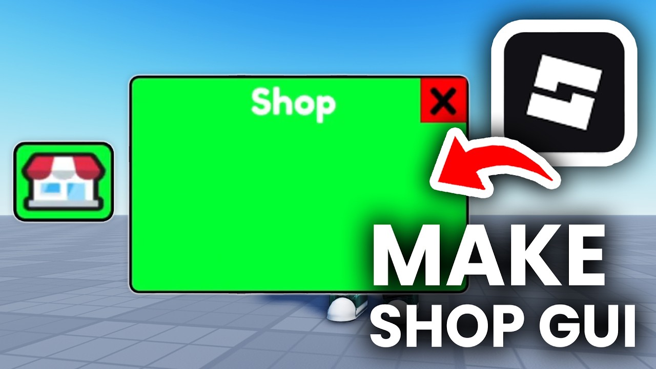 How To Make A Shop GUI - Roblox Studio - YouTube