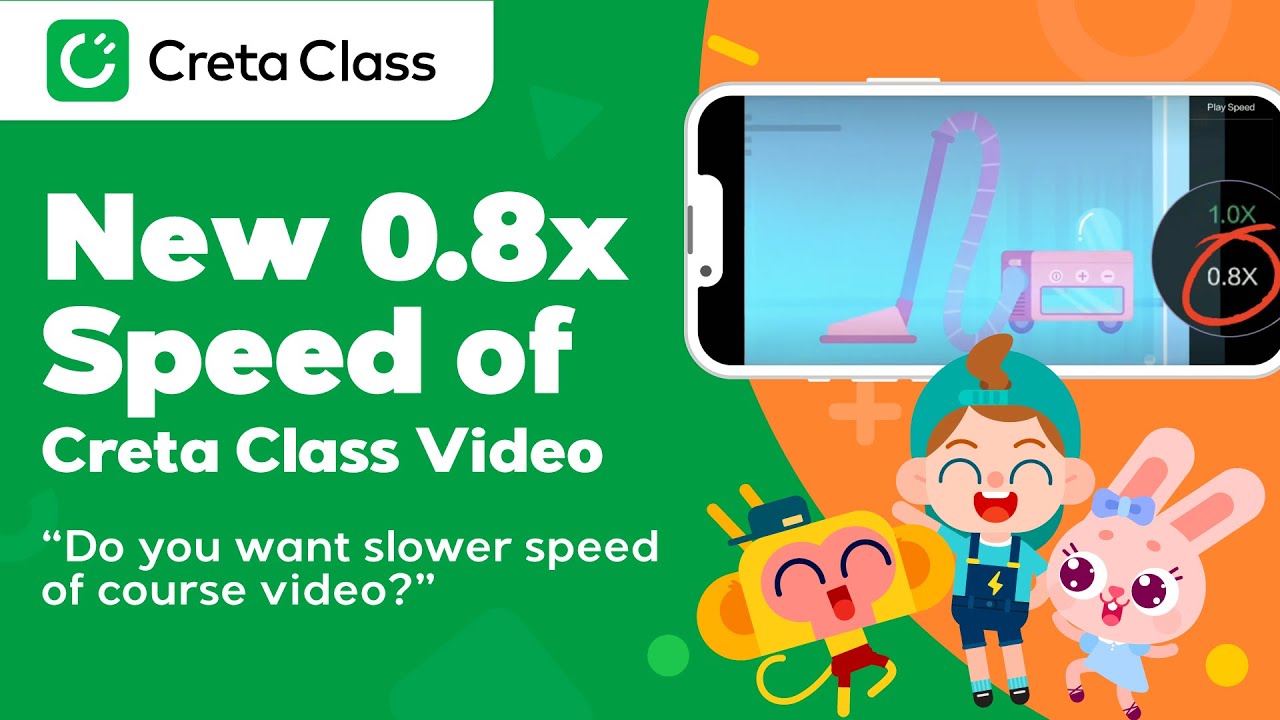 Creta Class | New Function of 0.8x Speed | How to Slower the Speed of ...