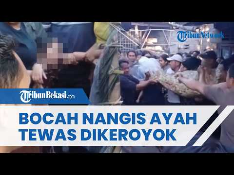 Viral Tangisan Histeris Bocah di Depan Jenazah Ayahnya yang Tewas Diamuk Massa Diduga Maling Ayam