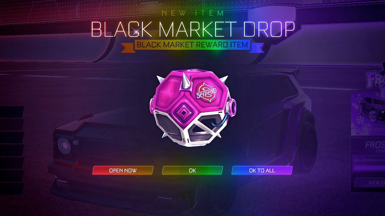 I GOT THE *NEW* BLACK MARKET DROP IN ROCKET LEAGUE! - YouTube