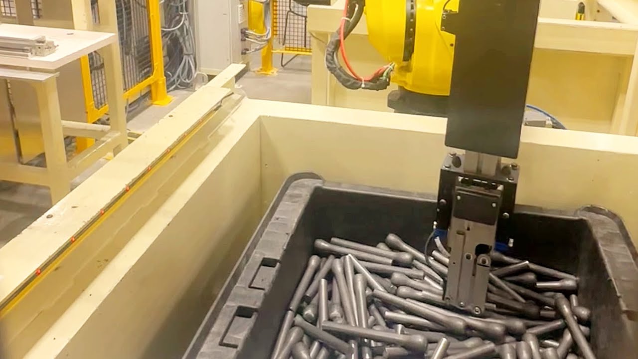 Automating straining manual tending of shafts with 3D robot vision ...