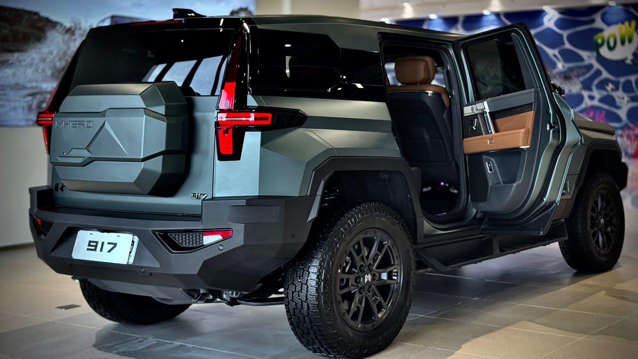 All-New! M HERO 917 : Military Inspired SUV | Forest Green Color - YouTube