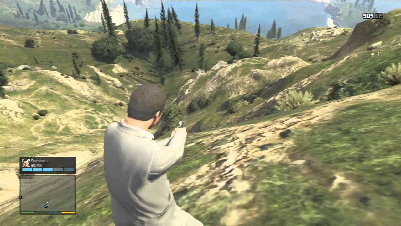 Grand Theft Auto 5 - Hunting Cougars, Deer, And Wolfs! ( Awesome Stunt ...