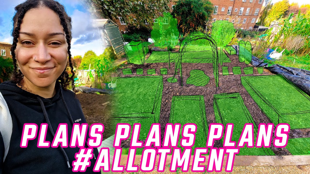 Sharing my Allotment plan ideas #gardening | @skychristina - YouTube