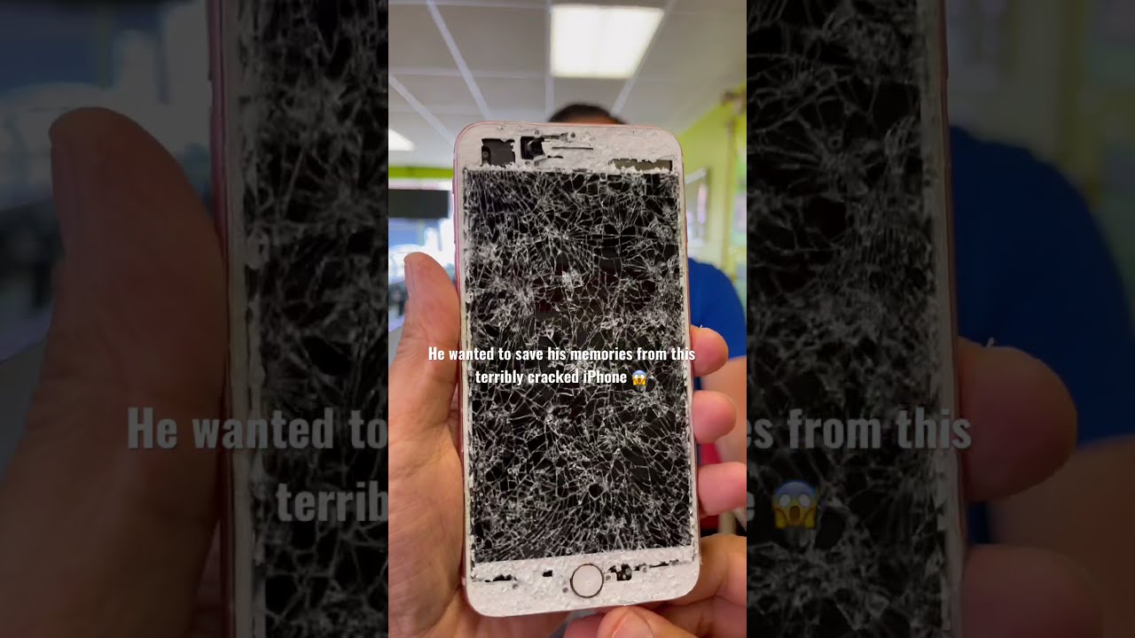 Terribly cracked phone you have ever seen😱 #shorts #apple #iphone #ios ...