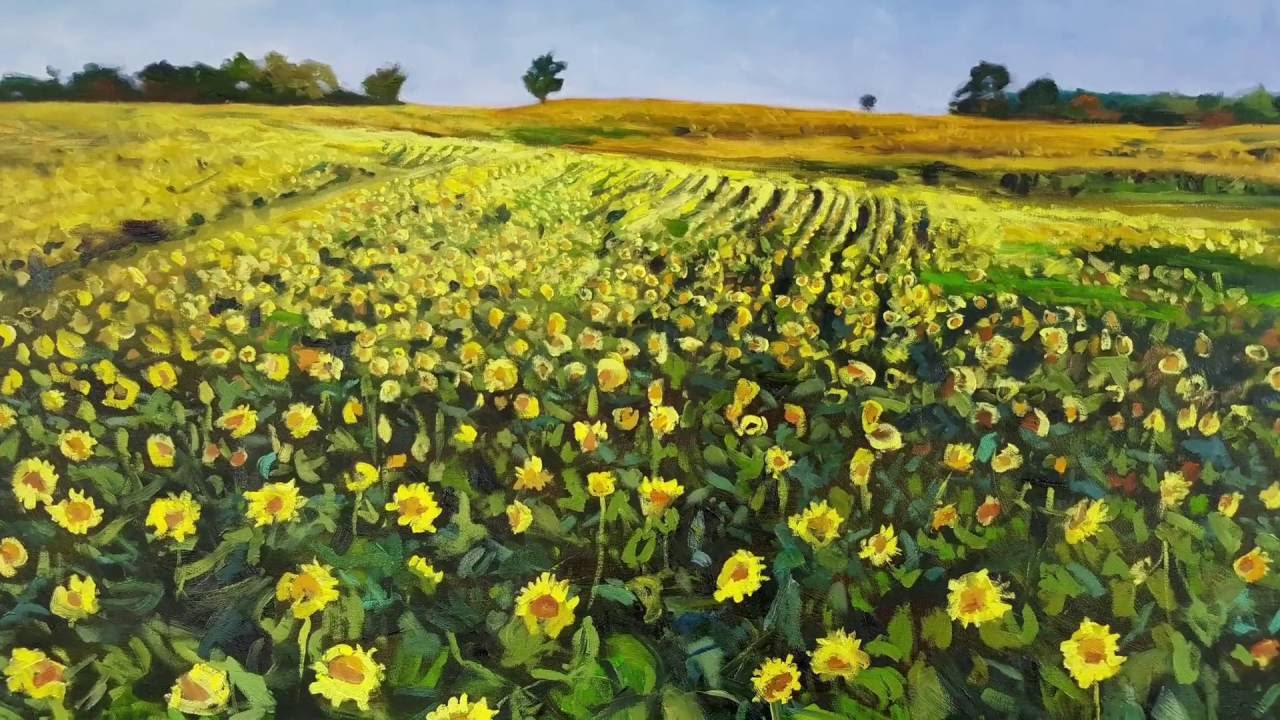 The creation of the painting, "That Day at Grinter's." - YouTube