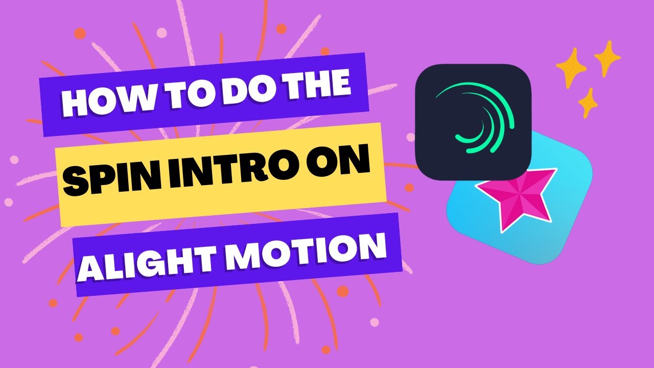 How to do the spin intro on Alight Motion *very easy* | free - YouTube