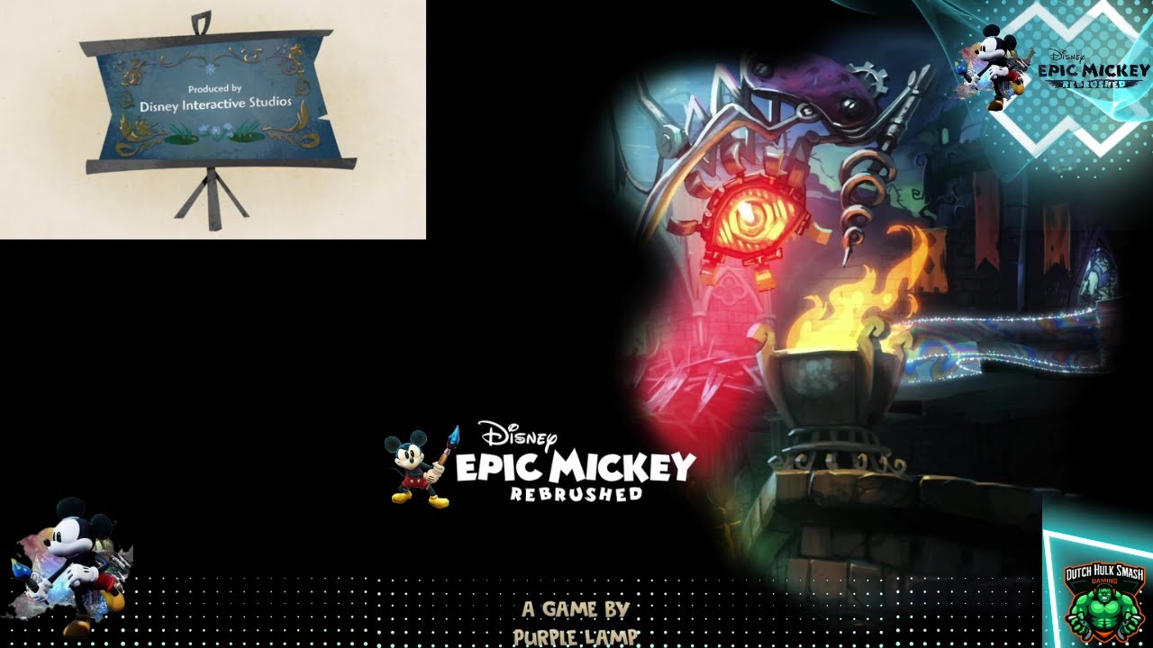 Original game Credits & Epic Mickey Rebrushed credits side by side ...