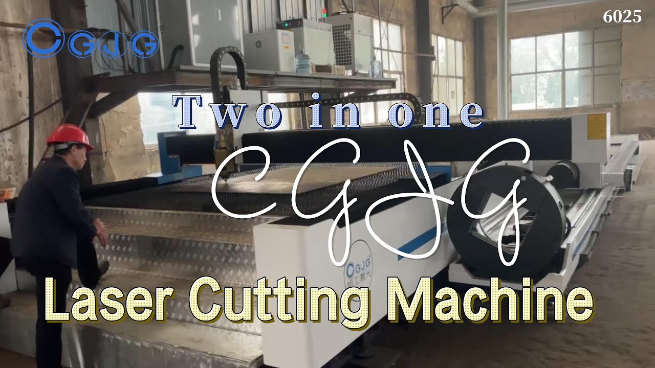 Two in One Laser Cutting Machine Plate and Pipe Laser Cutting Function ...
