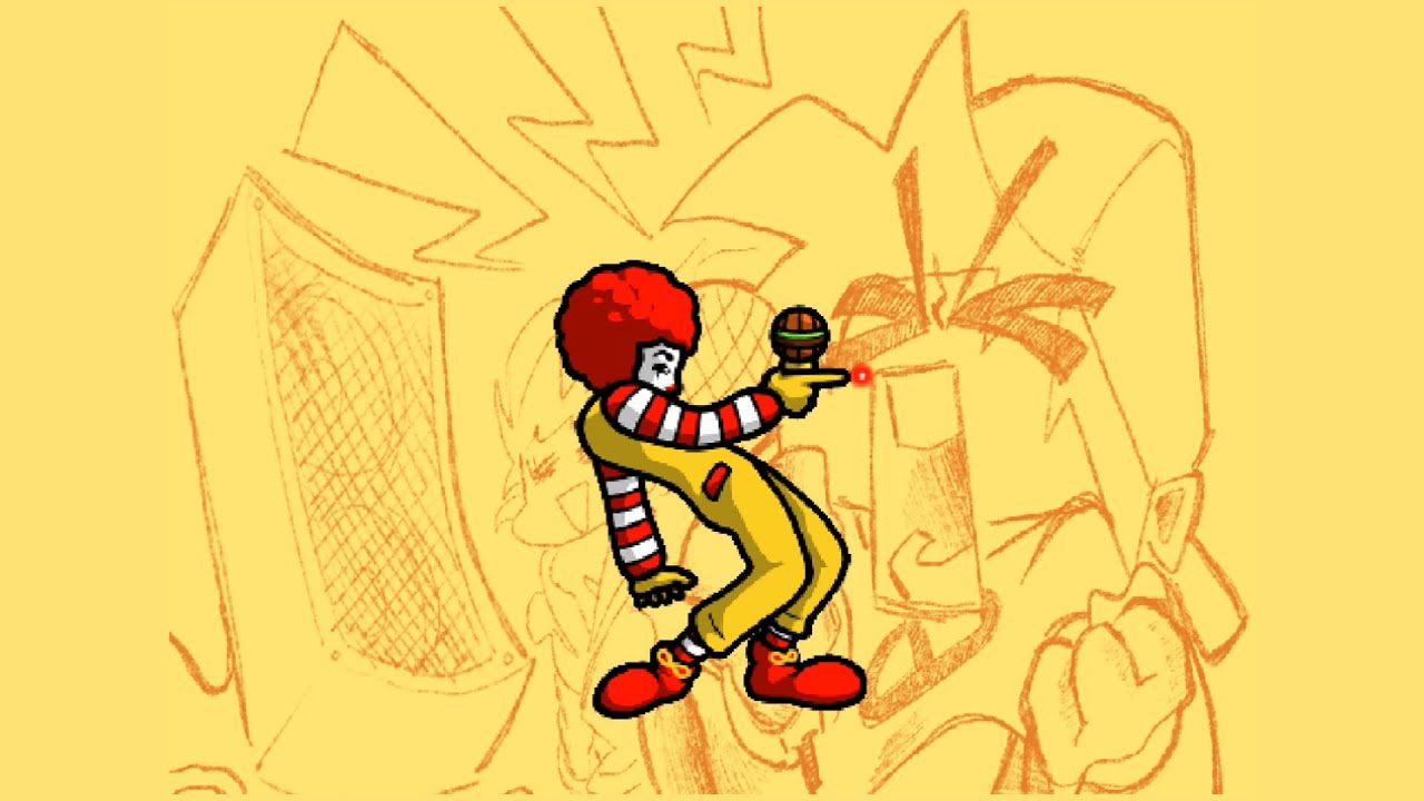 Fnf ronald mcdonald test - YouTube