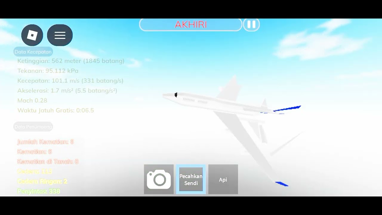 American union airlines flight 657 - crash animation (Fictional) - YouTube